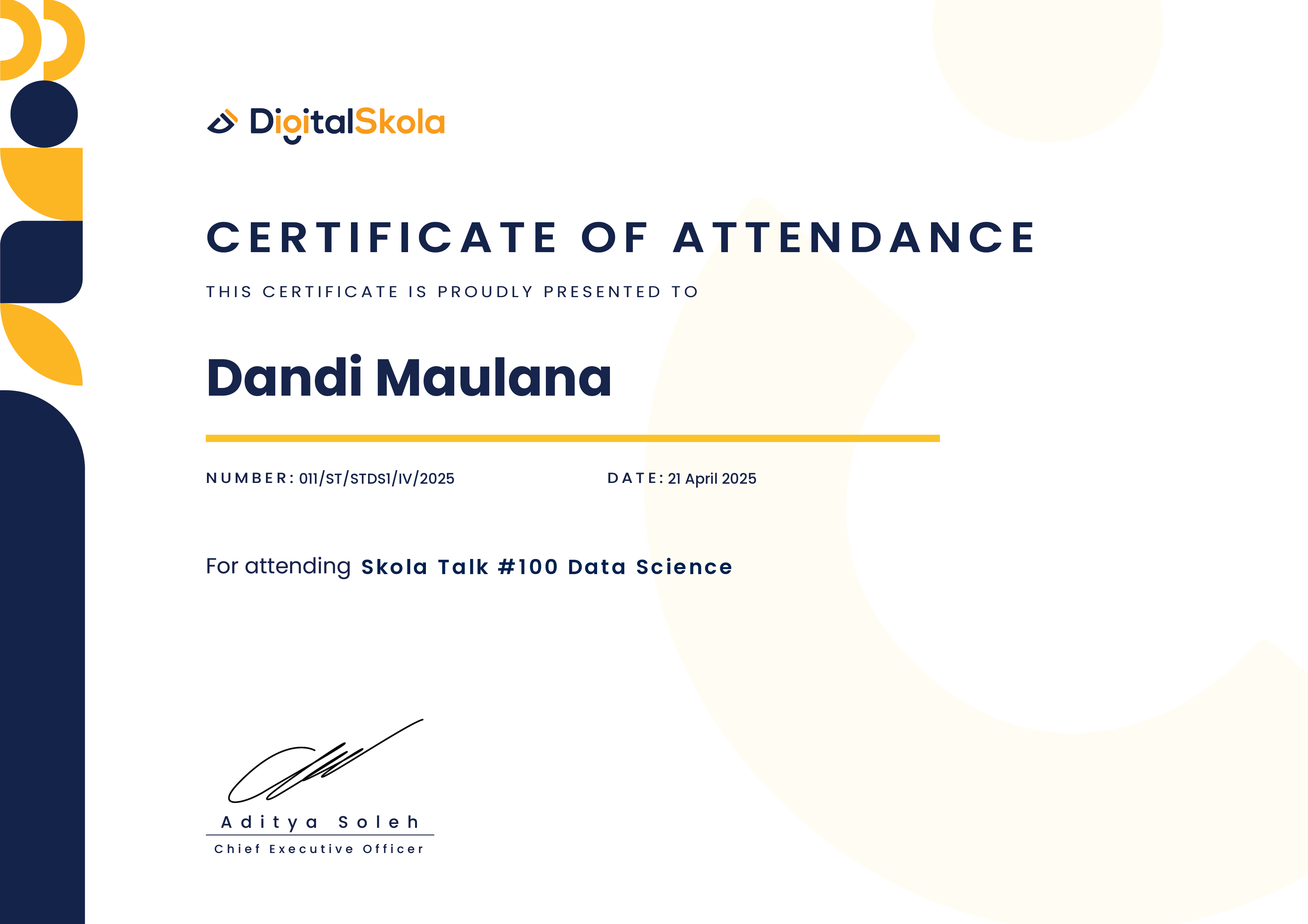 Dandi Maulana - Aspiring Data Engineer | Undergraduate Information ...